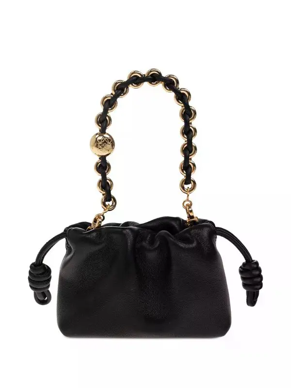 Loewe Nano Flamenco Shoulder Bag - Black
