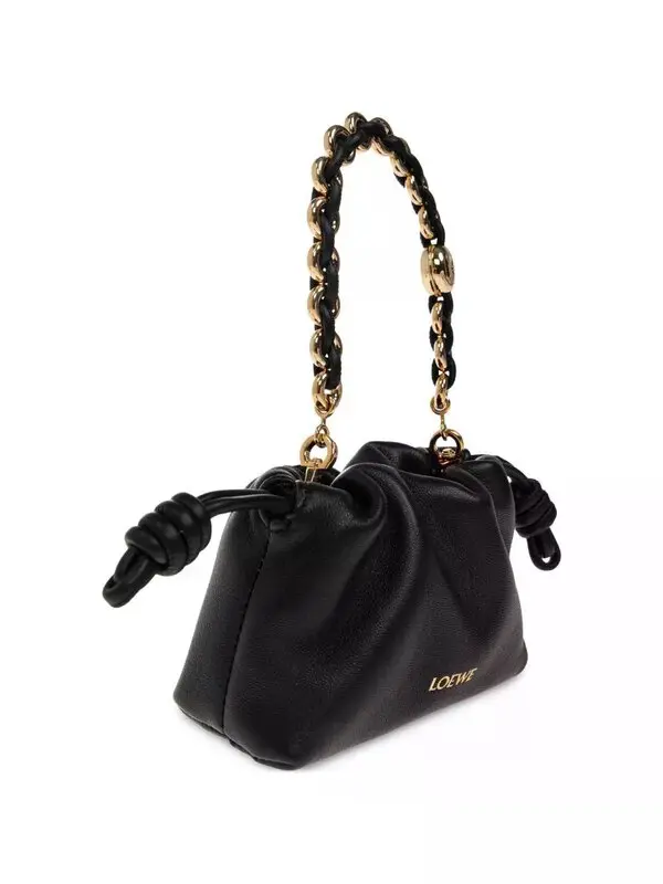 Loewe Nano Flamenco Shoulder Bag - Black