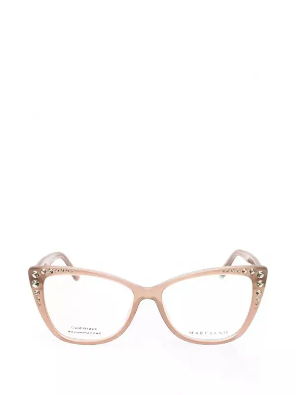 MARCIANO Crystal-embellished Cat-eye Glasses