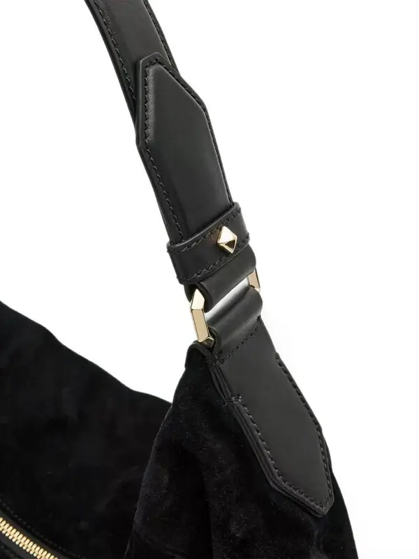JIMMY CHOO Ana Suede Shoulder Bag