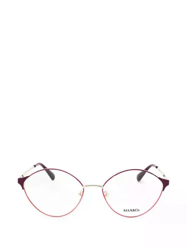 MAX&CO. Oval-frame Glasses - Pink