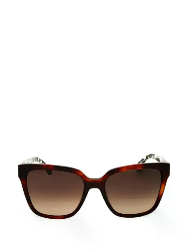 Kate Spade New York Tortoiseshell-effect Rectangle-frame Sunglasses