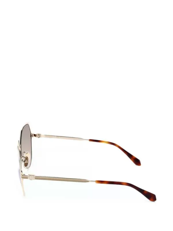 FERRAGAMO Gancini Geometric-frame Sunglasses