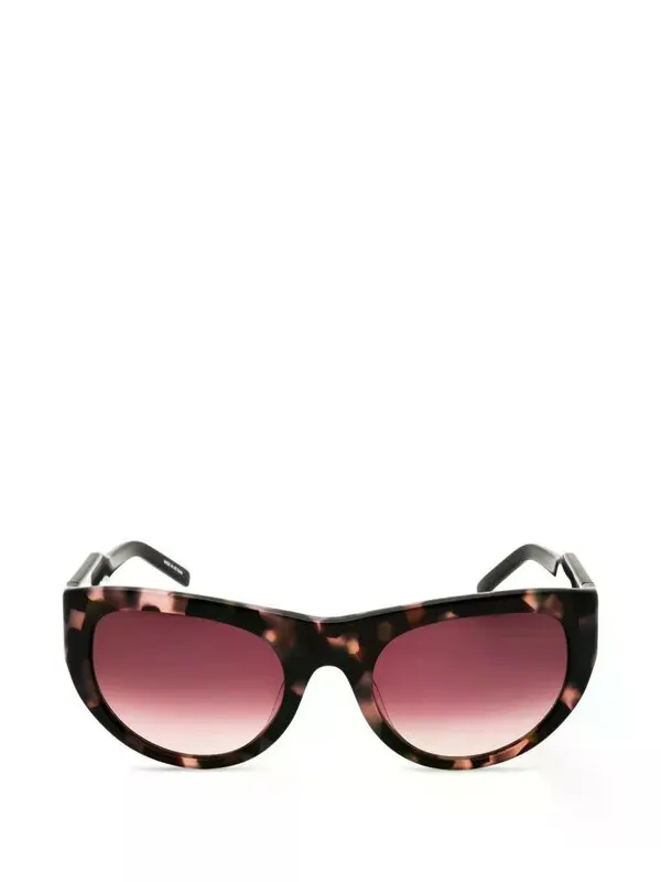 Dkny Cat-eye Sunglasses With Gradient Lenses - Brown
