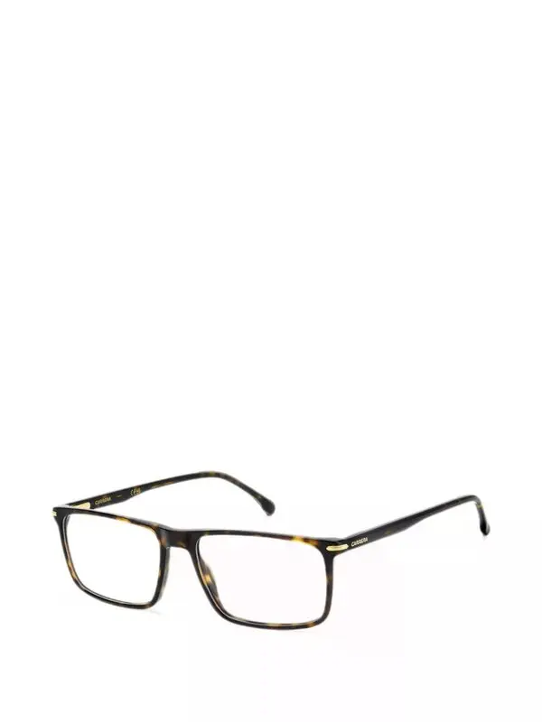 Carrera Eyewear Tortoiseshell-effect Rectangle-frame Glasses