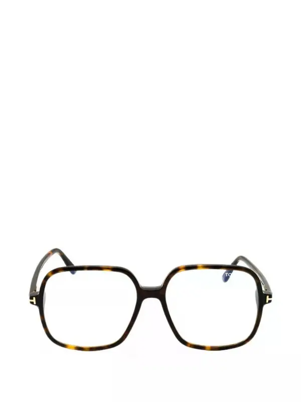 TOM FORD Oversized Square-frame Glasses - Brown