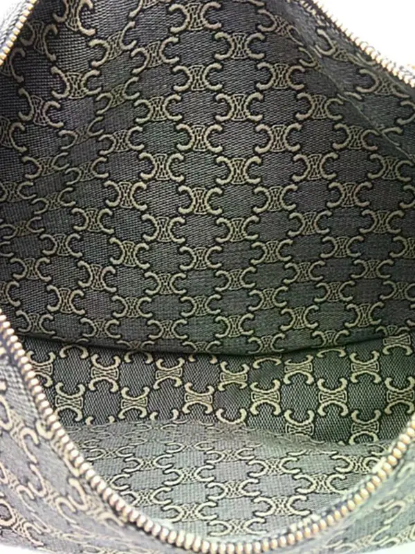 Celine 2000-2026 Large Canvas Triomphe Lulu Shoulder Bag