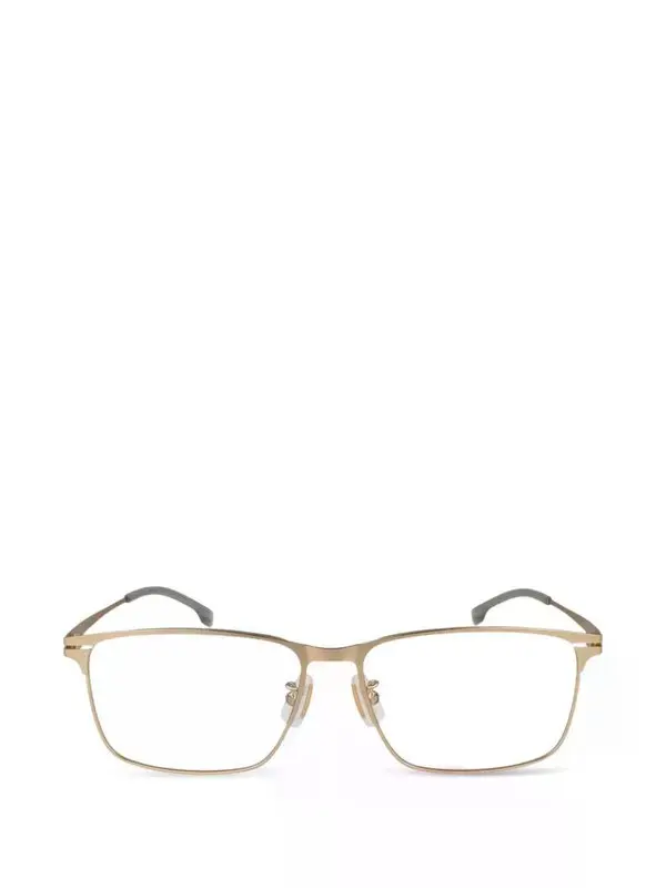 BOSS Rectangle-frame Glasses - Gold