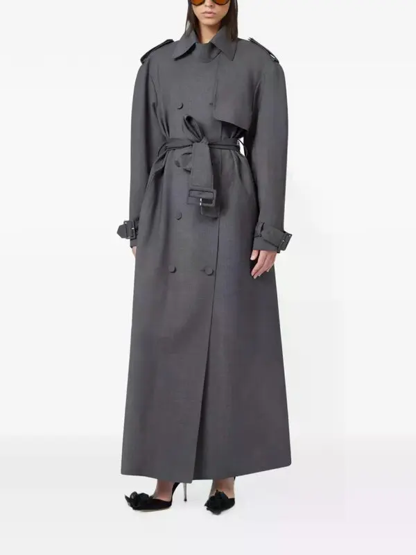 Giuseppe Di Morabito Double-breasted Belted Trench Coat