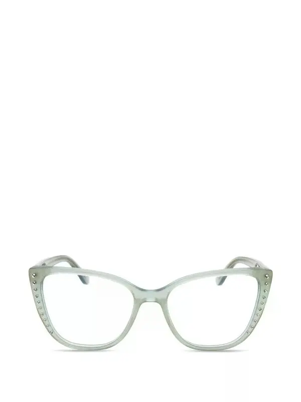 Juicy Couture Crystal-embellished Cat-eye Frame Eyeglasses - Blue