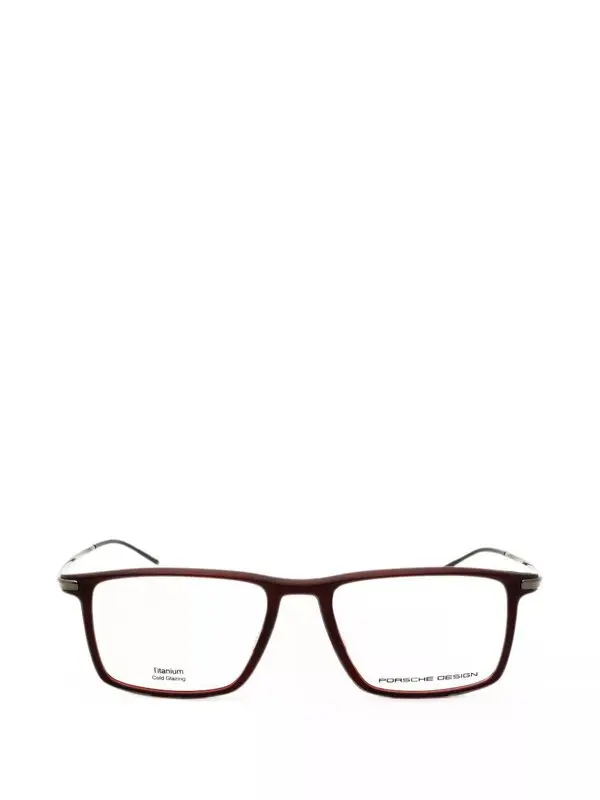 Porsche Design Rectangle-frame Glasses