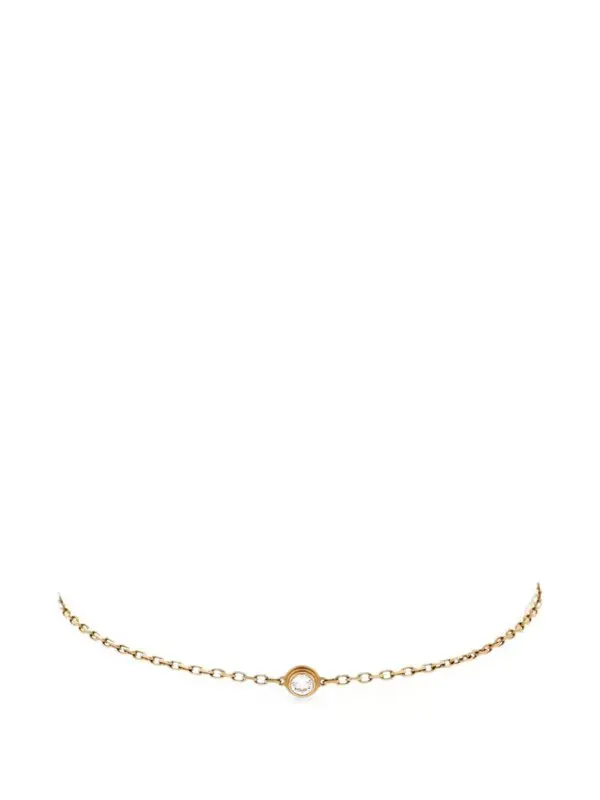 Cartier D'amour 18k Yellow And Diamond Small Bracelet - Gold