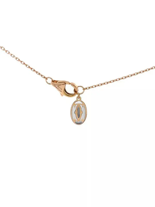 Cartier D'amour Pendant 18k Rose Gold With Diamond Xs Necklace - Pink