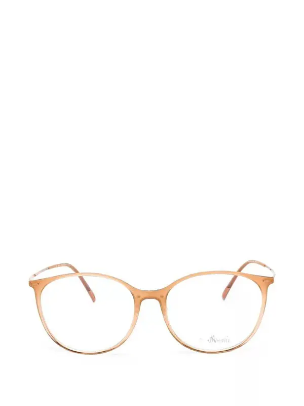 SILHOUETTE Illusion Lite Round Frame Eyeglasses - Pink