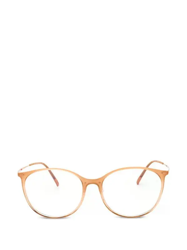 SILHOUETTE Illusion Lite Round Frame Eyeglasses - Pink
