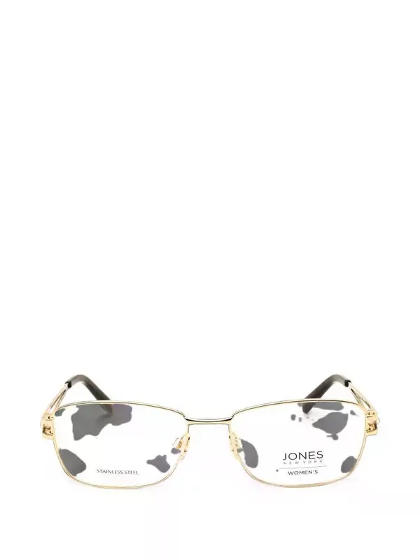 Jones New York Rectangle Frame Eyeglasses - Gold