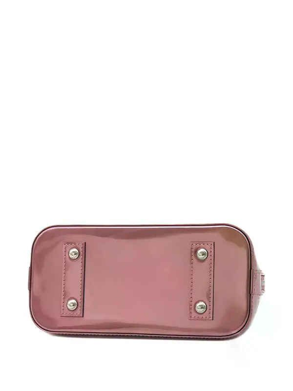 LOUIS VUITTON 2021-2026 Monogram Vernis Alma Bb Satchel - Pink