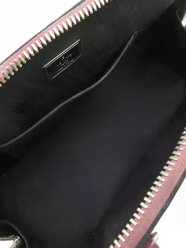 LOUIS VUITTON 2021-2026 Monogram Vernis Alma Bb Satchel - Pink