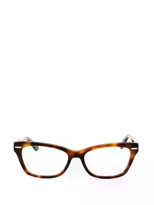 Calvin Klein Tortoiseshell Cat-eye Eyeglasses - Brown