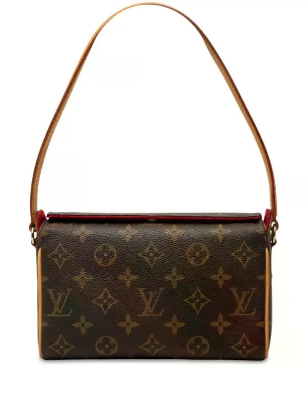 LOUIS VUITTON 2002 Monogram Recital Shoulder Bag - Brown