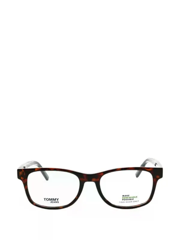 Tommy Hilfiger Tortoiseshell-effect Rectangle-frame Glasses
