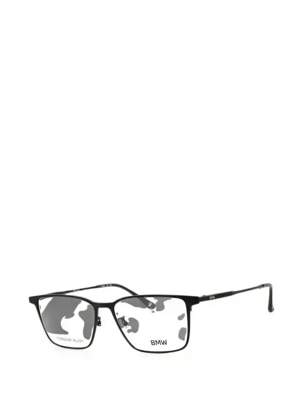 BMW Rectangle Frame Titanium Eyeglasses
