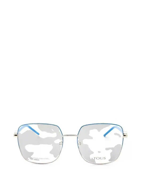 TOUS Square Frame Eyeglasses - Gold