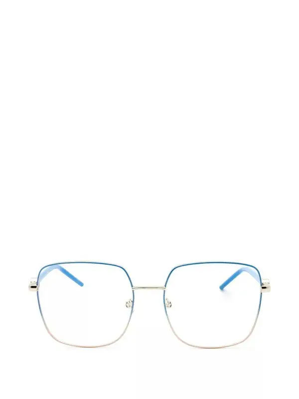 TOUS Square Frame Eyeglasses - Gold