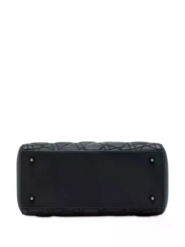 Dior 2011 Anselm Reyle Medium Lambskin Cannage Lady Satchel