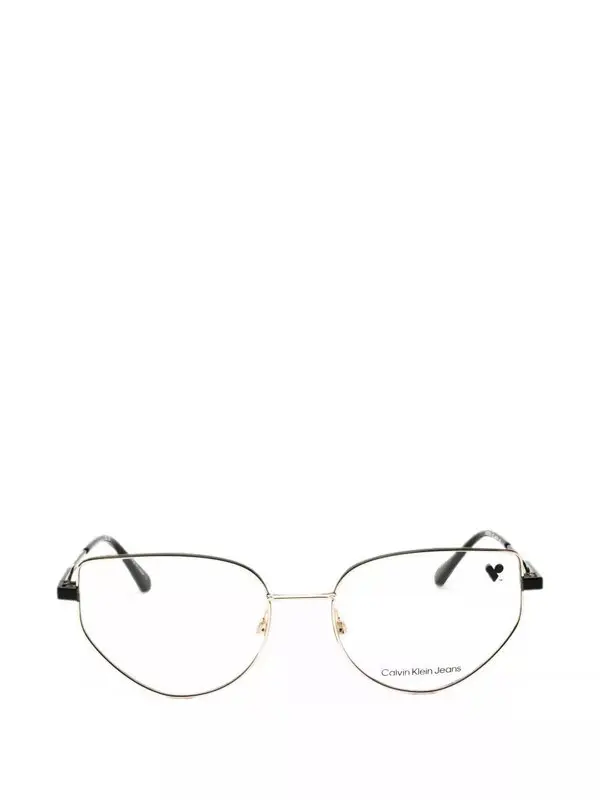 Calvin Klein Cat-eye Frame Glasses - Black