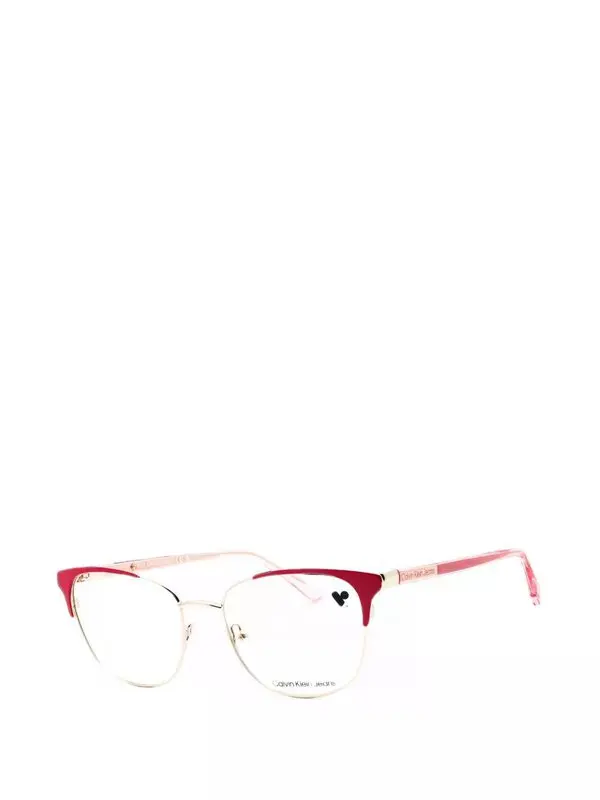 Calvin Klein Cat-eye Frame Glasses - Red