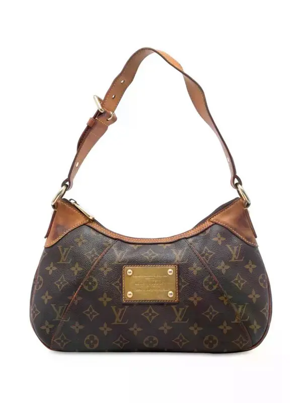 LOUIS VUITTON 2010 Monogram Thames Pm Shoulder Bag - Brown