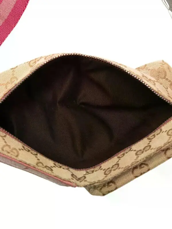 Gucci 2000-2015 Gg Canvas Web Double Pocket Belt Bag