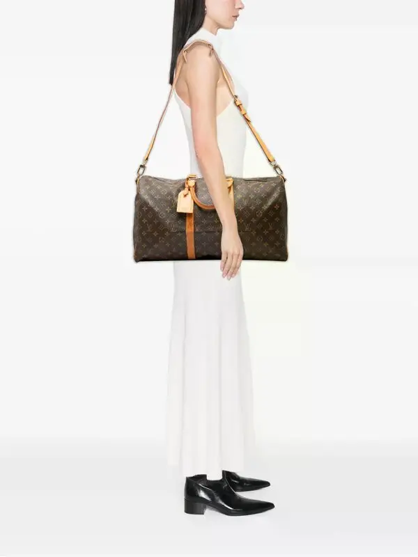 LOUIS VUITTON 2005 Monogram Keepall Bandouliere 50 Travel Bag