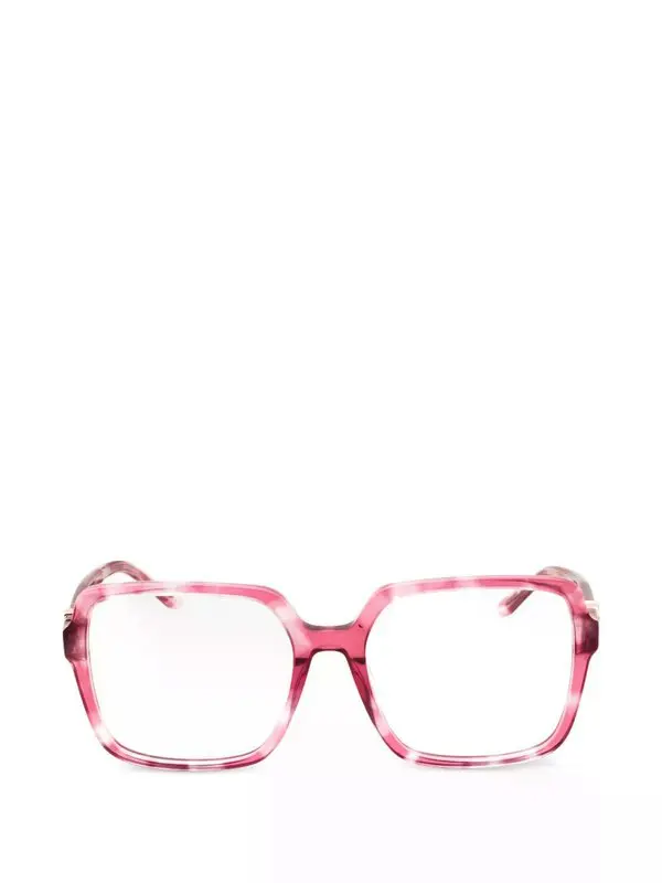 Guess Oversized Square-frame Eyeglasses - Pink