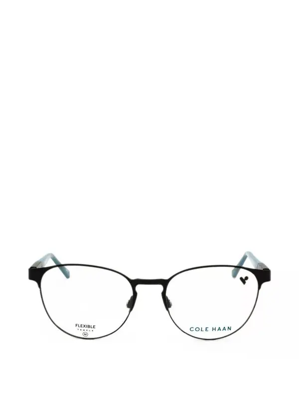 Cole Haan Zerøgrand Round-frame Glasses - Black