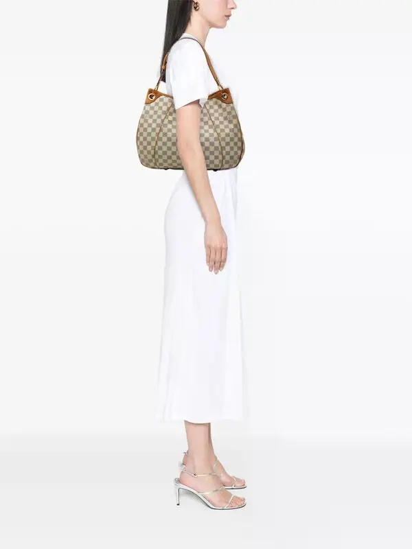 LOUIS VUITTON 2010 Damier Azur Galliera Pm Shoulder Bag