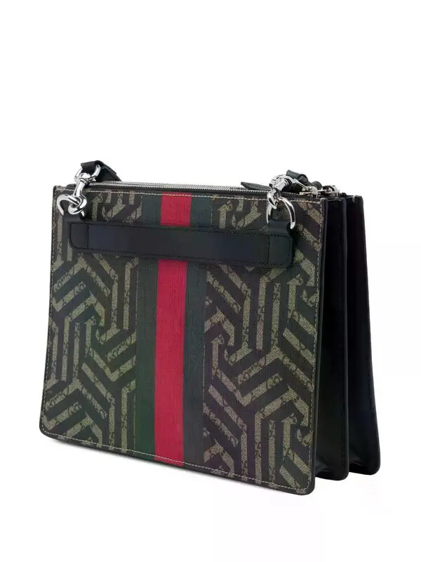 Gucci 2016-2026 Gg Supreme Caleido Web Bee Crossbody Bag