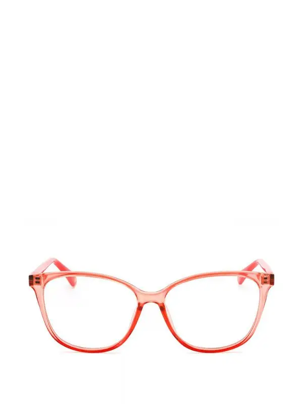 POLAROID Rectangle Frame Eyeglasses - Red