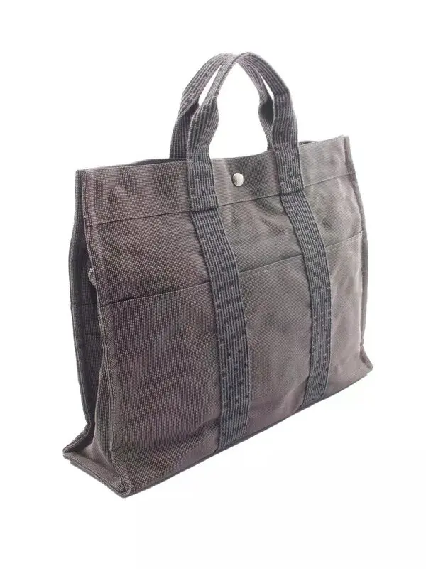Hermès 1990-2010 Canvas Herline Mm Tote Bag