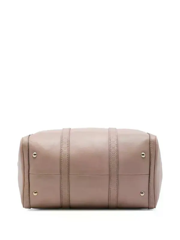 Gucci Calfskin Leather Satchel With Microssima Trim