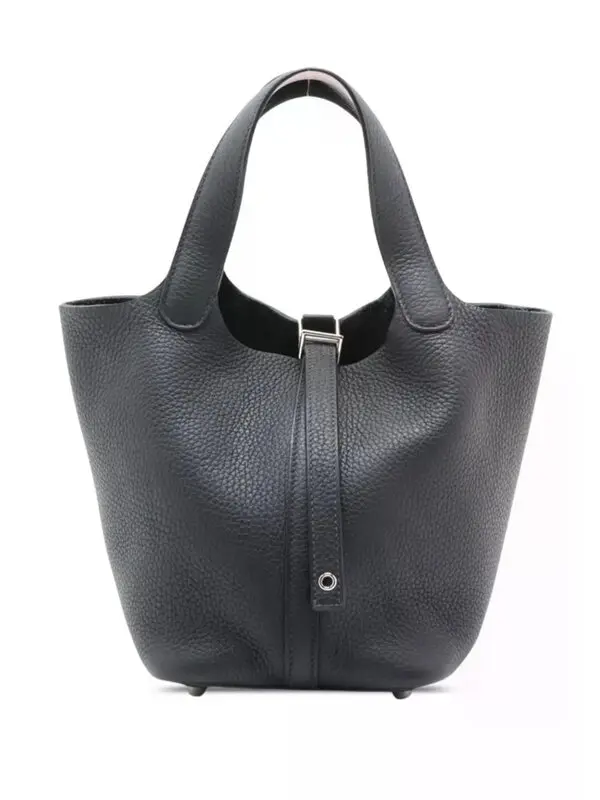 Hermès 2021-2026 Clemence And Swift Picotin Lock 18 Eclat Handbag - Blue