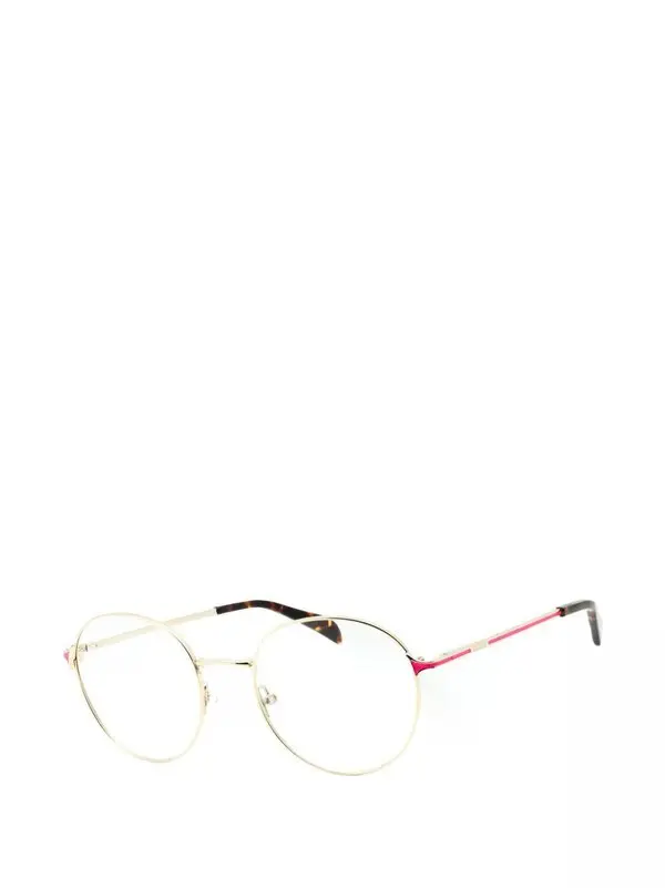TOUS Round Frame Eyeglasses - Gold