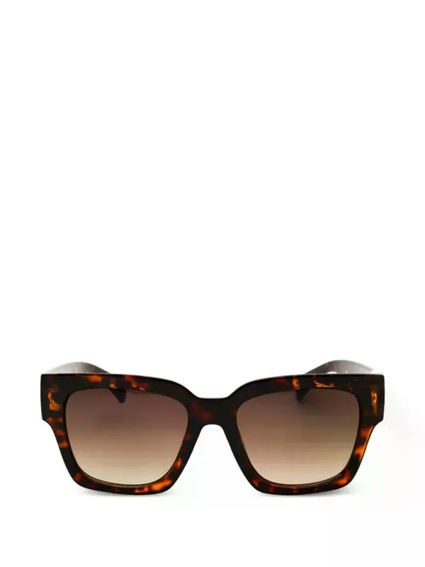 DRAPER JAMES Tortoiseshell Rectangle Frame Sunglasses