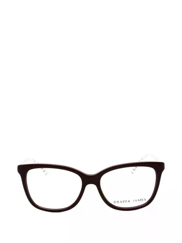 DRAPER JAMES Stripe-print Cat-eye Glasses