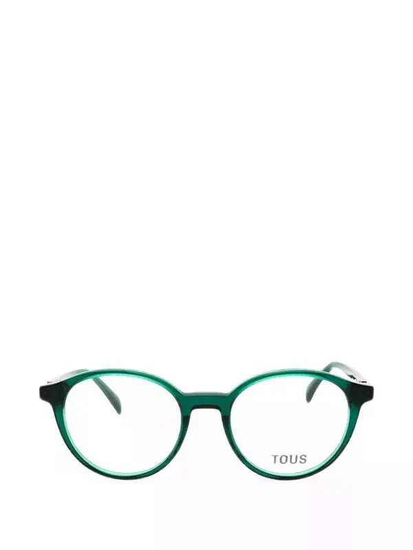 TOUS Round Frame Eyeglasses - Green