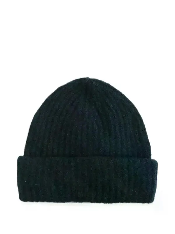 ROBERTO COLLINA Ribbed-knit Beanie Hat - Green