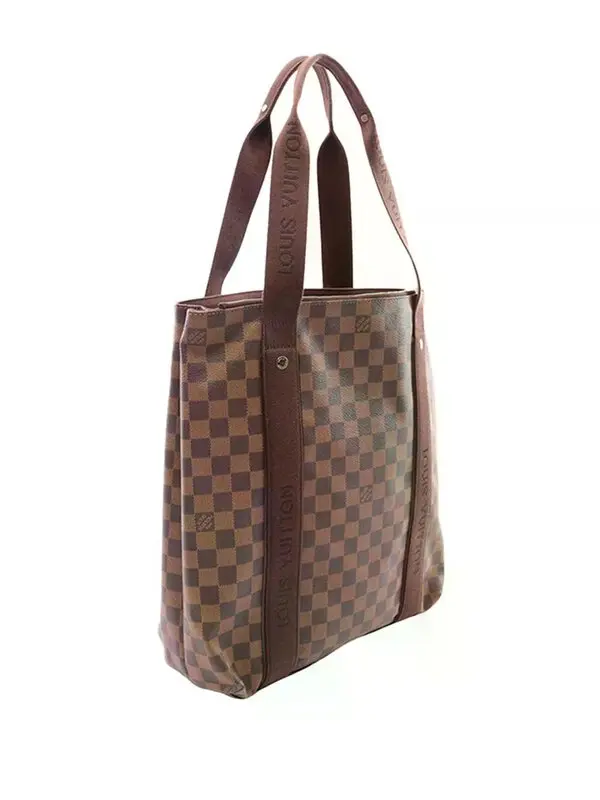 LOUIS VUITTON 2008 Damier Ebene Cabas Beaubourg Tote Bag