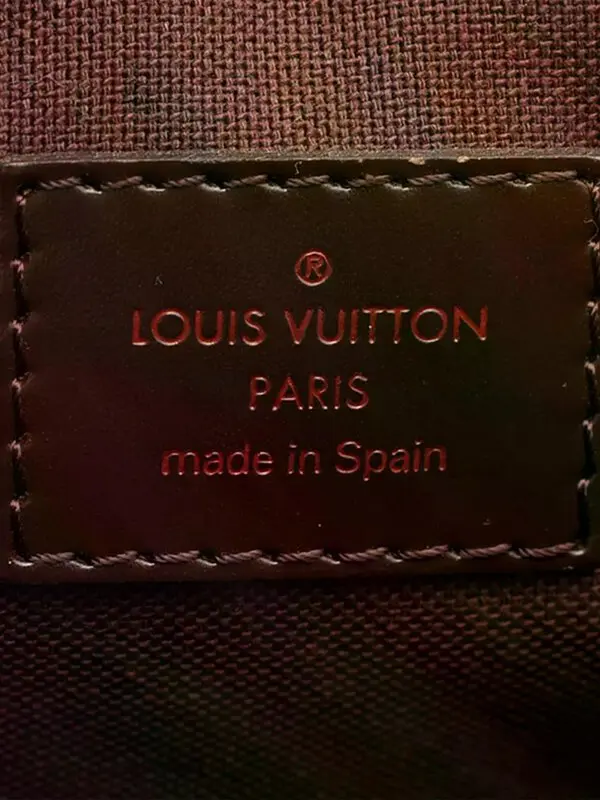 LOUIS VUITTON 2008 Damier Ebene Cabas Beaubourg Tote Bag