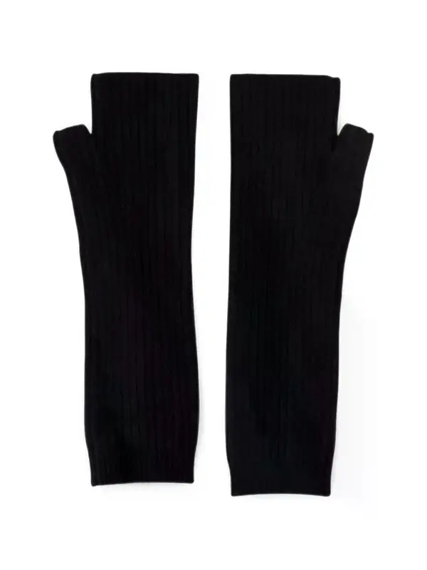 Zadig&Voltaire Mity Ribbed-knit Fingerless Gloves